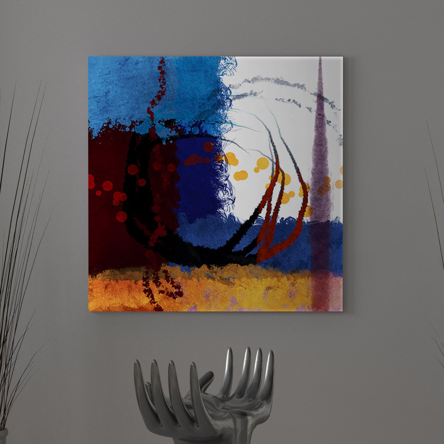 Orren Ellis Perfect Crisp Modern Contemporary Decorative Colourful Wall ...
