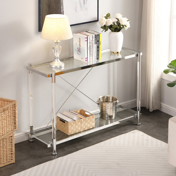 Chrome Console Tables You'll Love | Wayfair