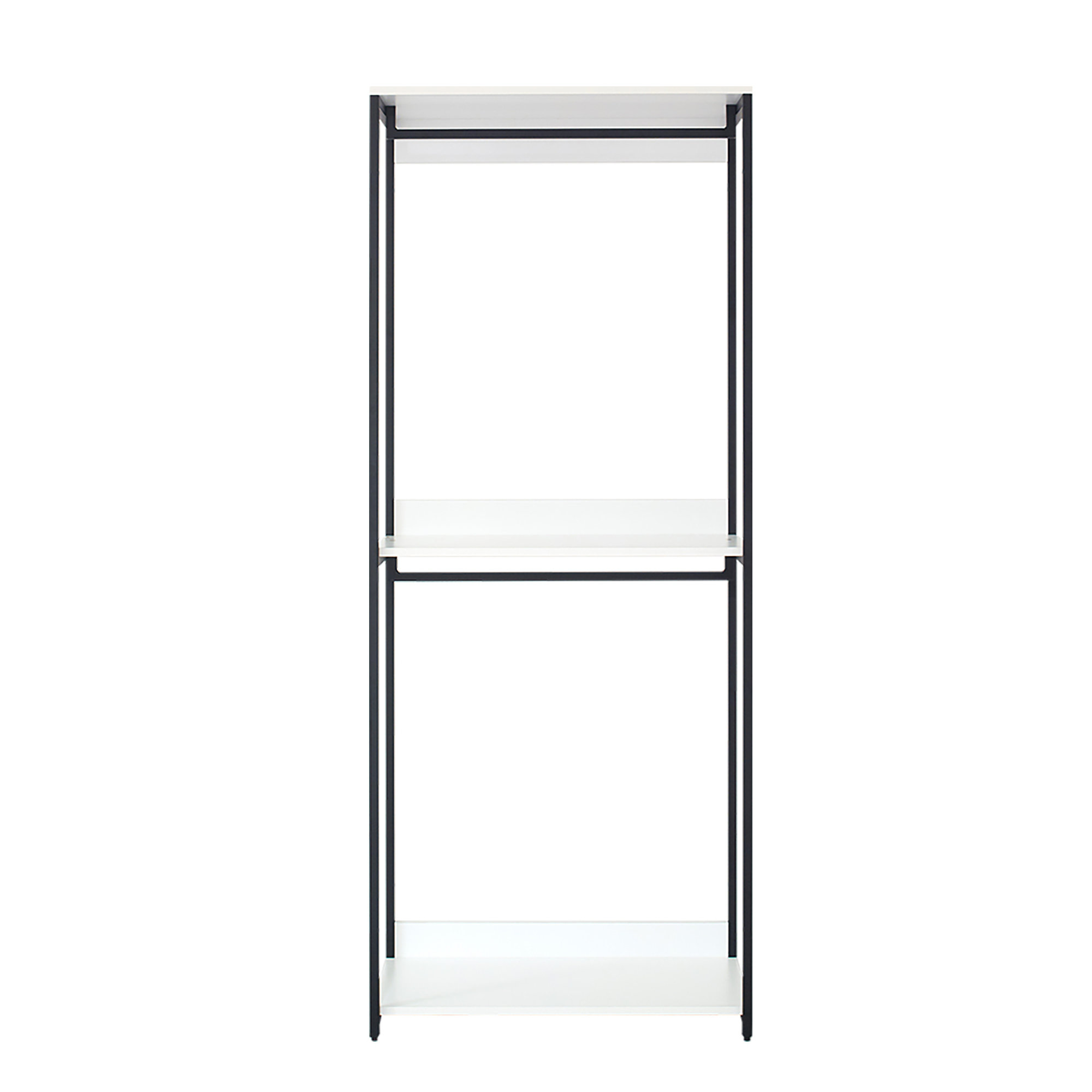 Ivy Bronx Wood And Metal Walk-In Closet With One Shelf - Wayfair Canada