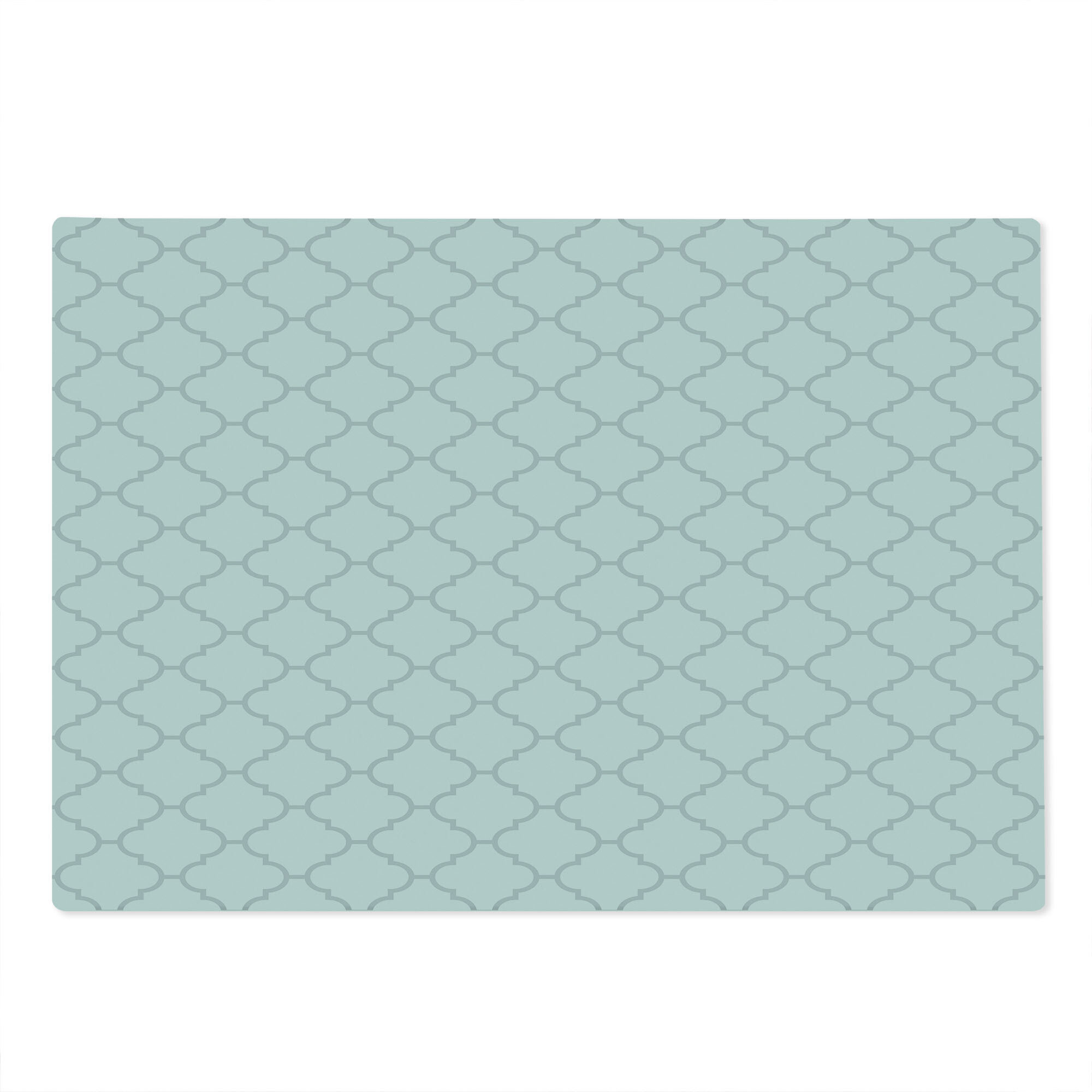Ambesonne Grey Cutting Board Large Size Monochrome Damask Pattern White ...
