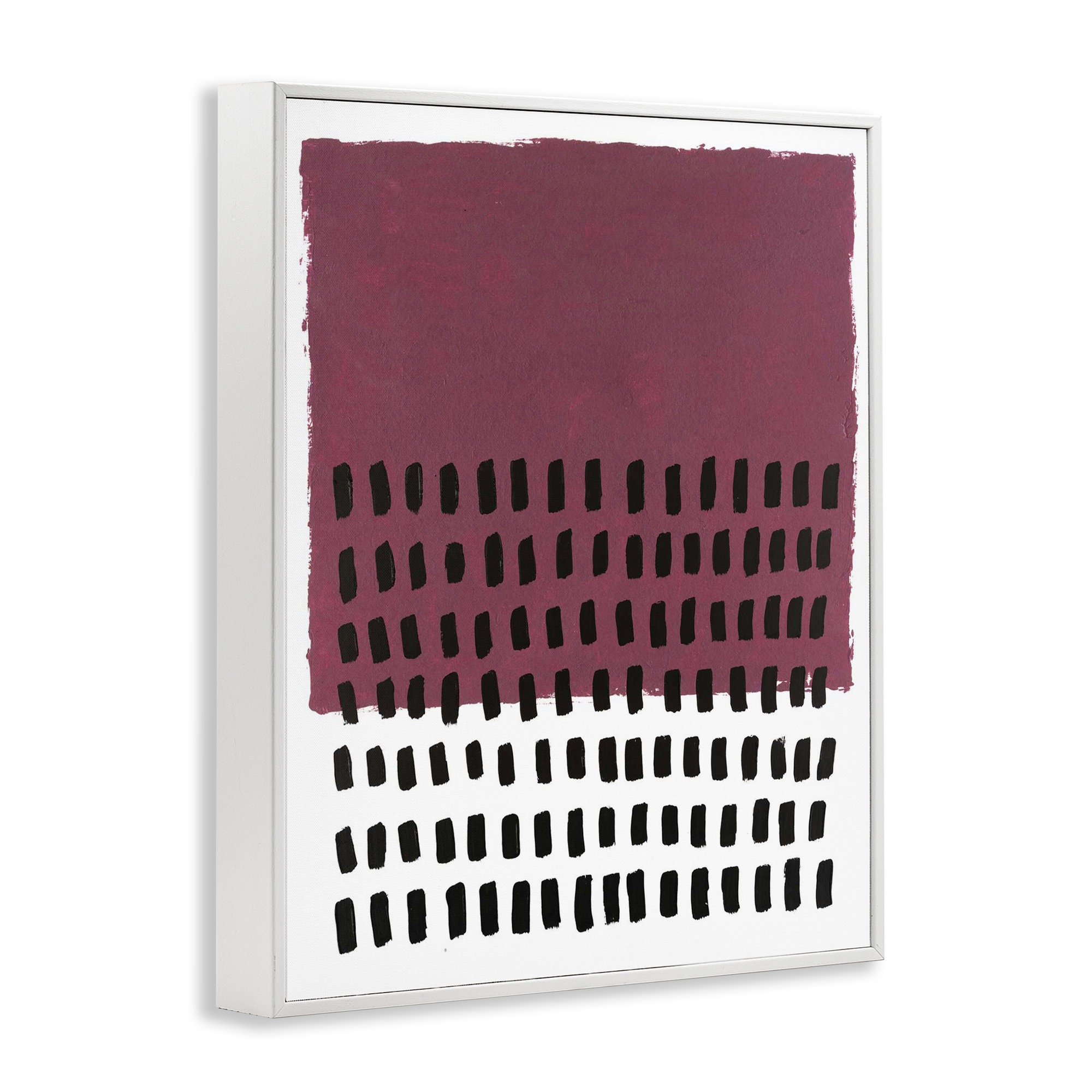 Ebern Designs Red Dotted Pattern Giclee Art by Michael Willett | Wayfair