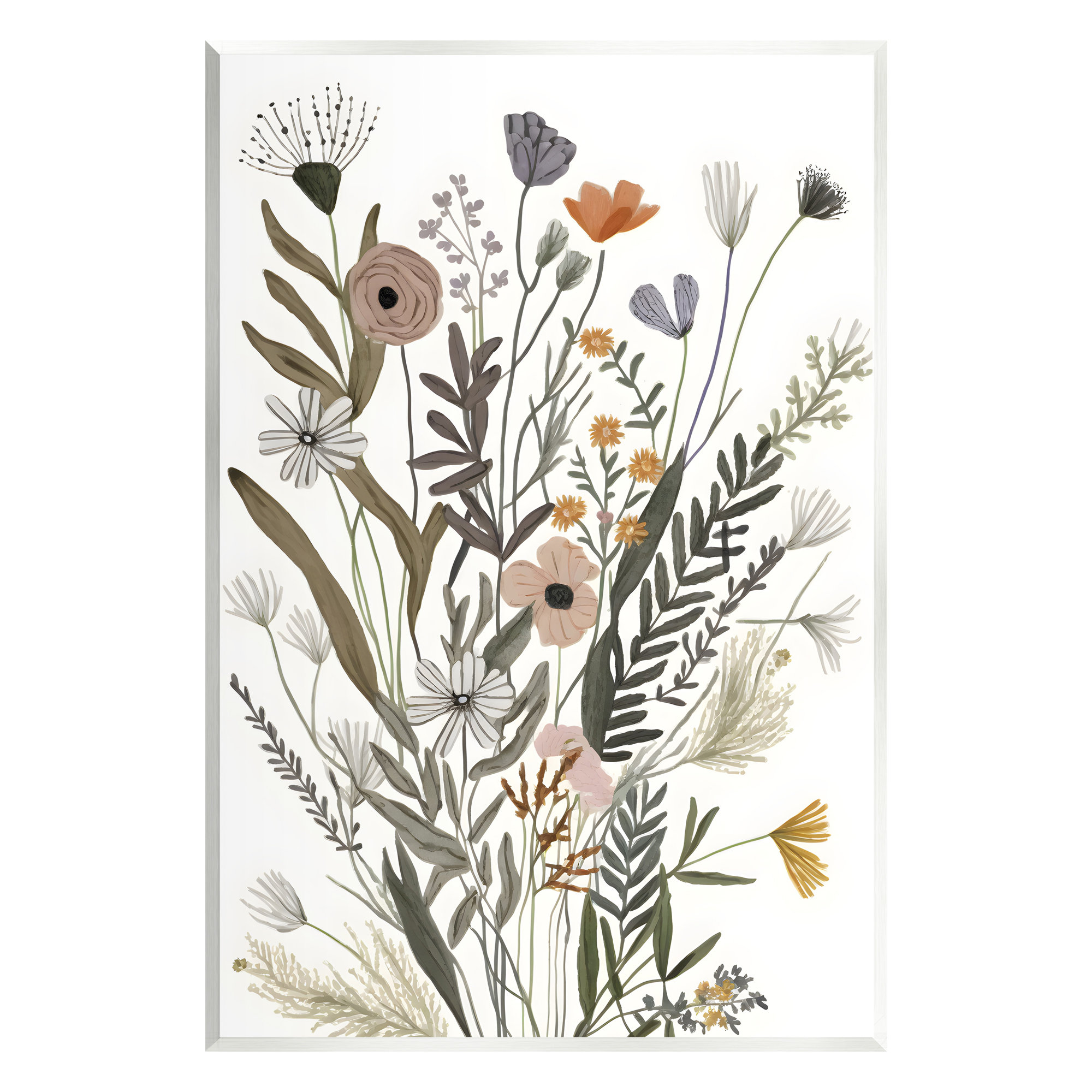 Stupell Industries Modern Herbal Leaves by Petals Prints Design | Wayfair