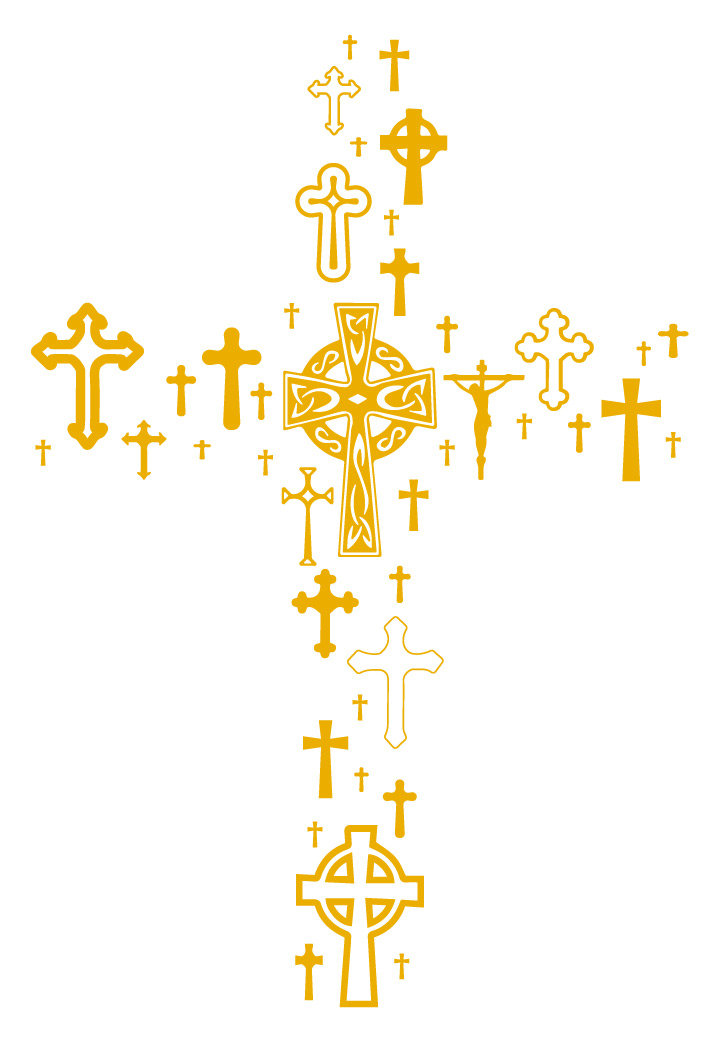 The Decal Guru Cross Collection Wall Decal - Wayfair Canada