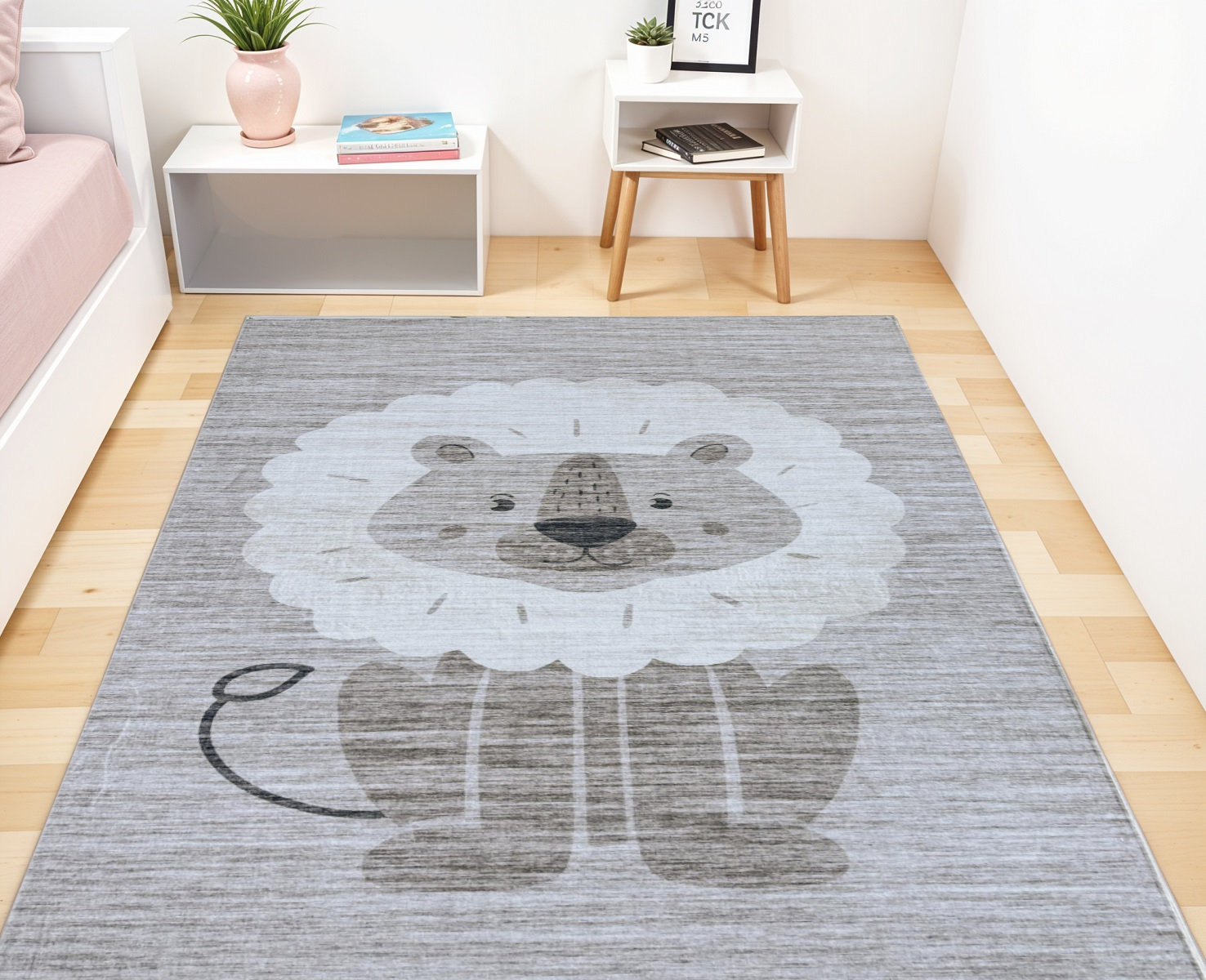 Orren Ellis Tapis gris juvénile 8 pi x 11 pi - Wayfair Canada
