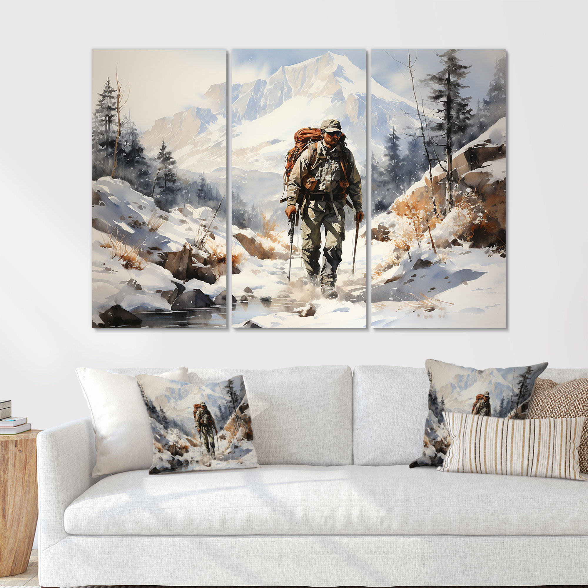 Millwood Pines Hiking To The French Alps - Hiking Wall Decor Set | Wayfair