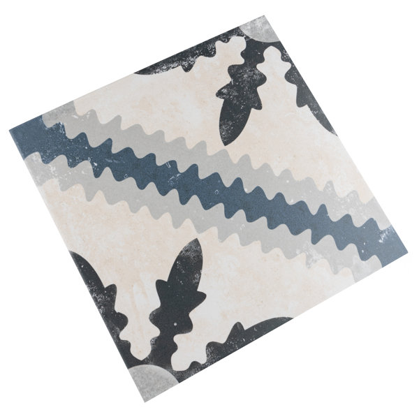 Merola Tile Evoque Monastery 10" x 10" Porcelain Patterned Wall & Floor ...
