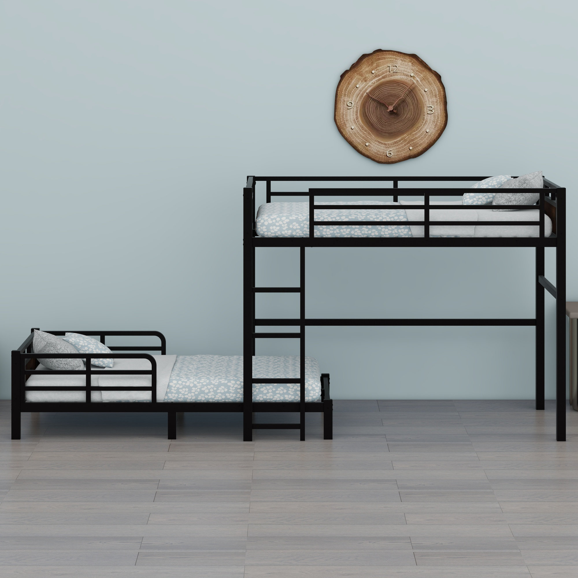 Latitude Run® Separable Bunk Beds,With Raised Security Fence - Wayfair ...
