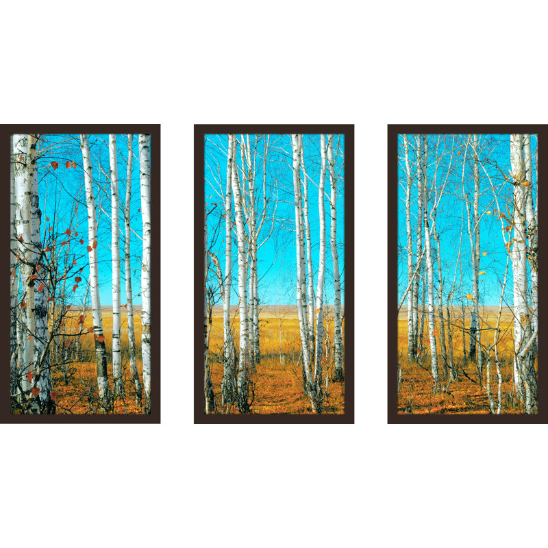 PicturePerfectInternational Blue Skies - 3 Piece Picture Frame ...