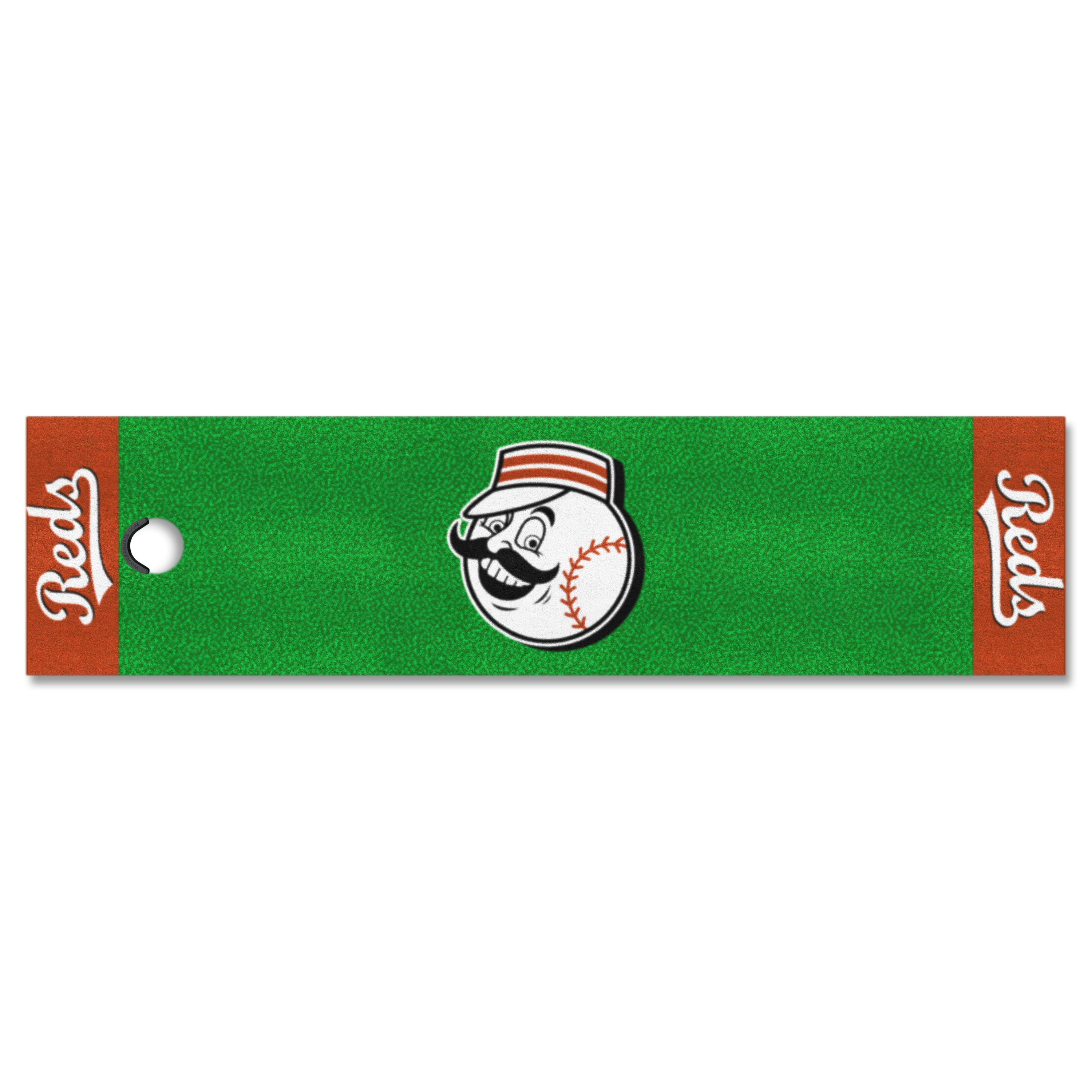 FANMATS Cincinnati Reds_Cincinnati Reds Putting Green Mat - 1.5Ft. X ...
