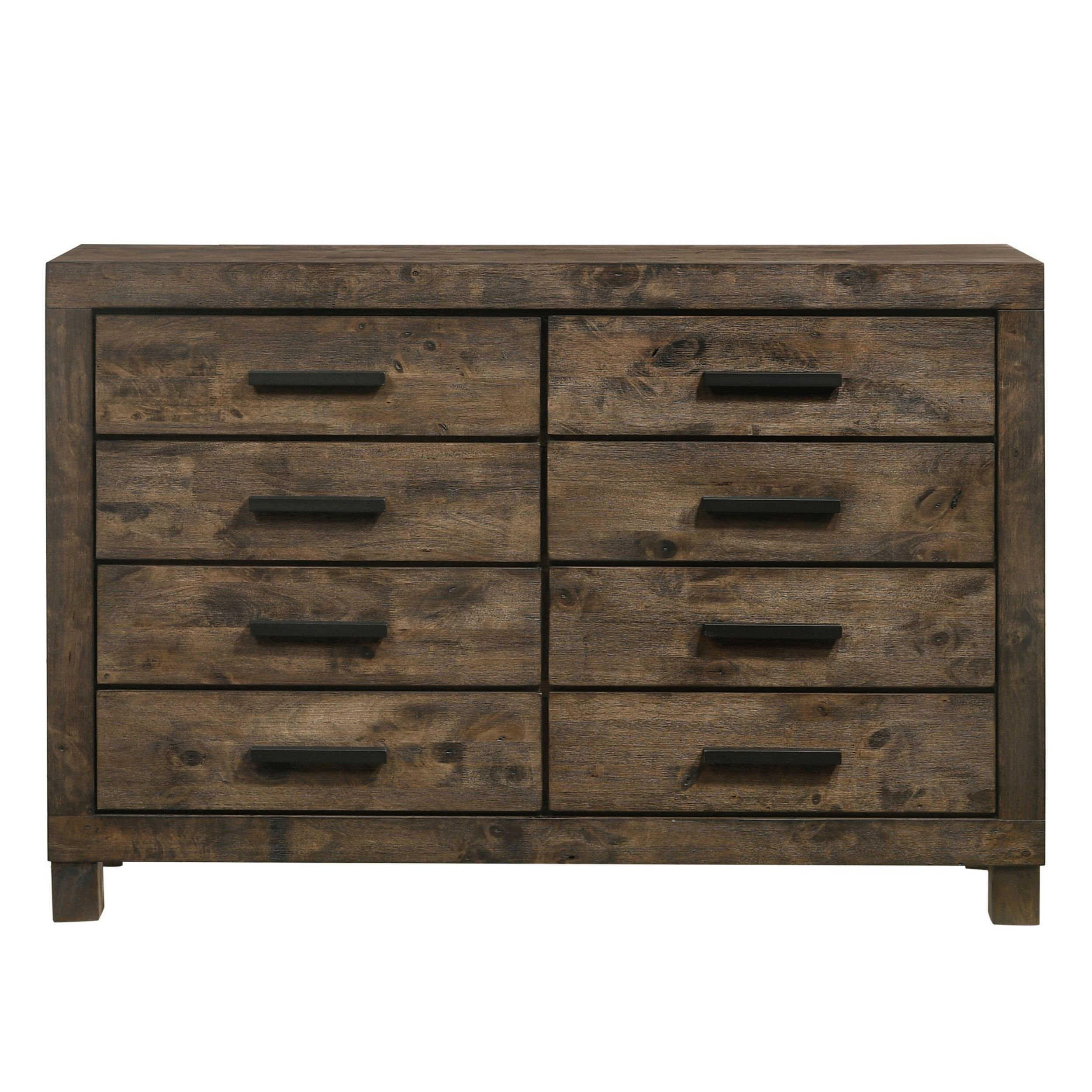 Loon Peak® Jasmil 8 Drawer 57.5" W Double Dresser | Wayfair