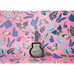 Lodge Cast Iron Guitar Skillet with Dolly Logo | Wayfair