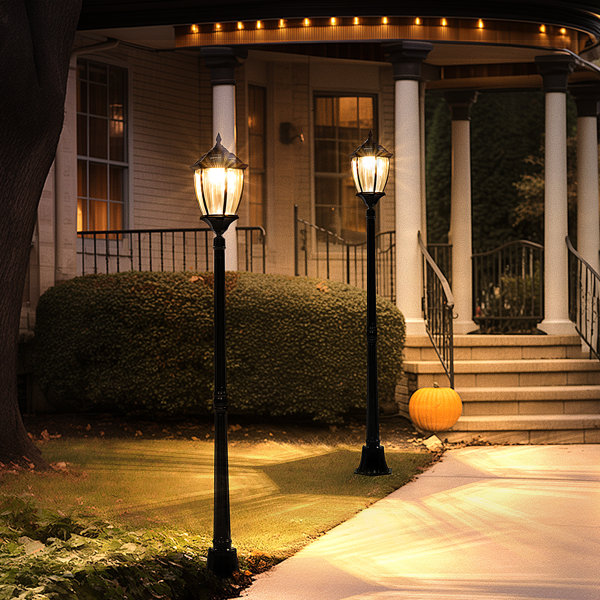 Charlton Home® Delna Transparent Lamp Post (Full) & Reviews | Wayfair