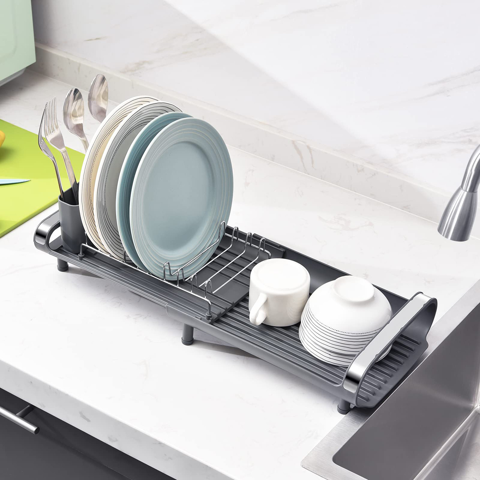 Rebrilliant Lole Metal Dish Rack "& Reviews" | Wayfair