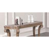 Red Barrel Studio® Transitional Style Solid Wood Table With Scroll Legs ...
