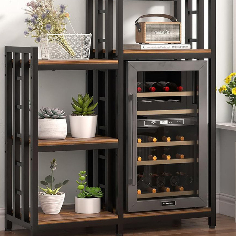 Filbop 6-Tier Kitchen Bakers Rack, Utility Storage Shelf, Mini Fridge ...