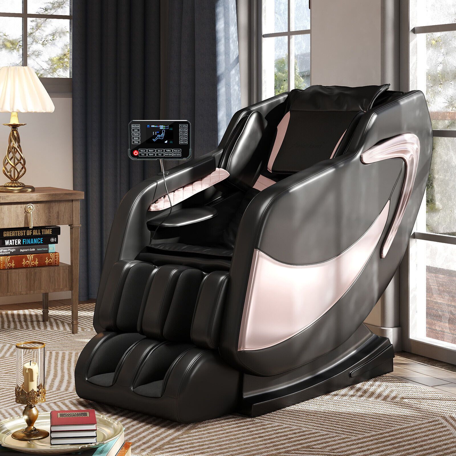 Inbox Zero 8 Point Full Body Zero Gravity Massage Chair With Adjustable ...