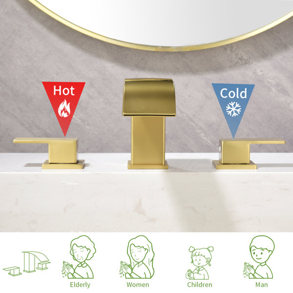 SHAMANDA Widespread Bathroom Faucet | Wayfair