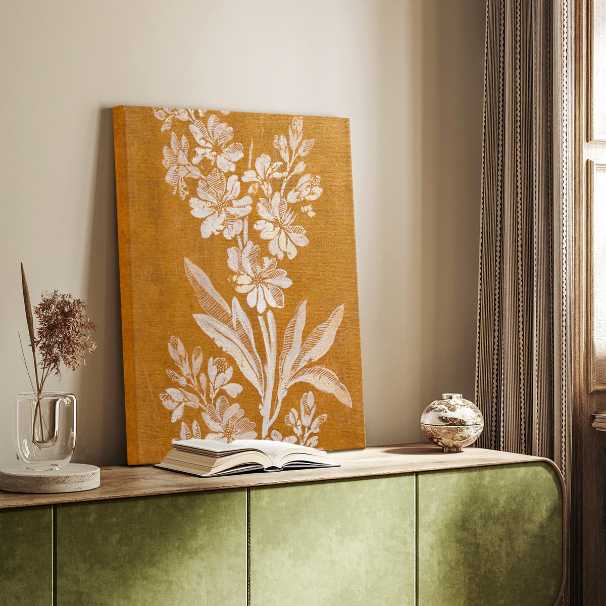 Red Barrel Studio® Vintage Landscape CCXLV -Gallery Wrapped Canvas ...