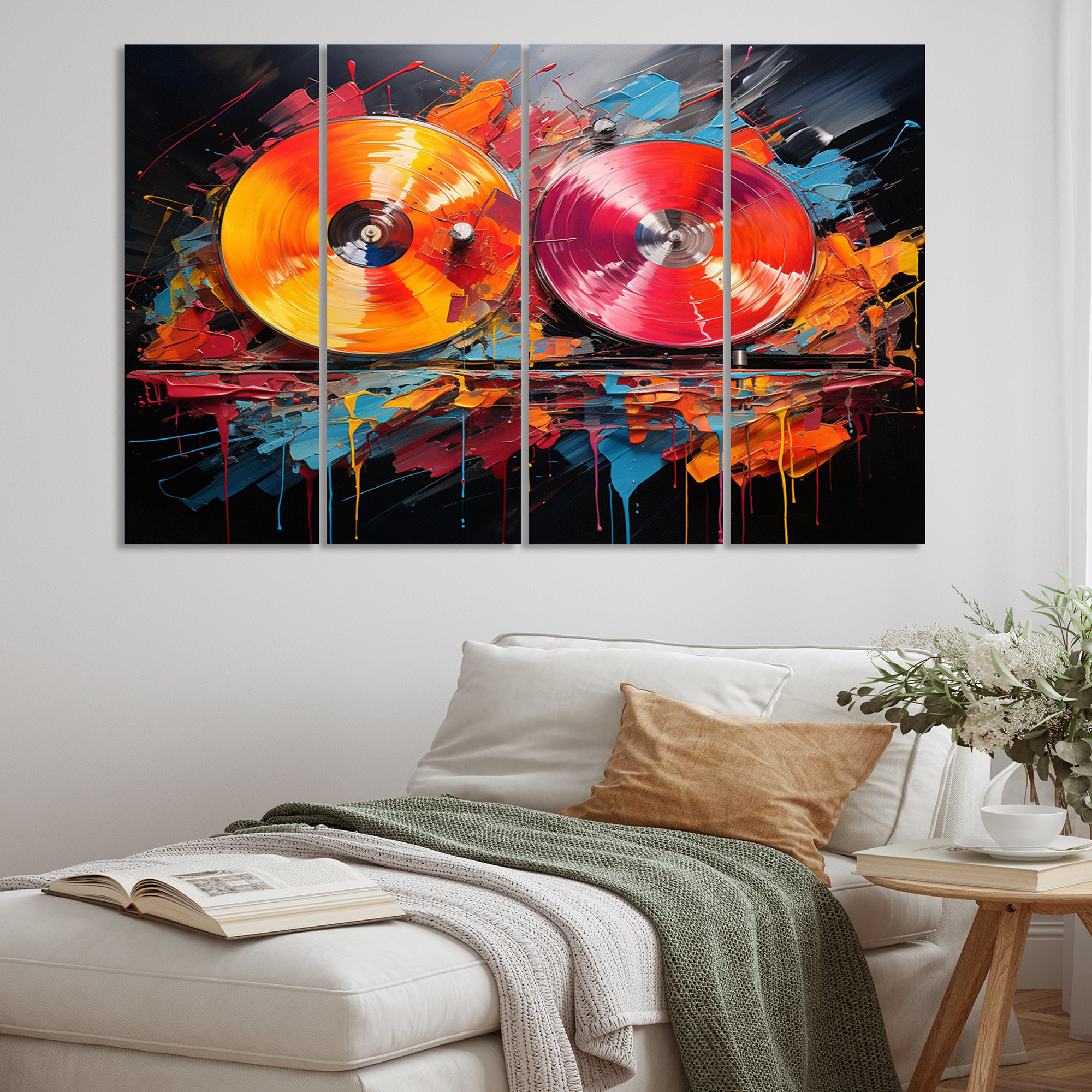 Latitude Run® Popart Vinyl Record Reverie V - Vinyl Records Metal Wall ...