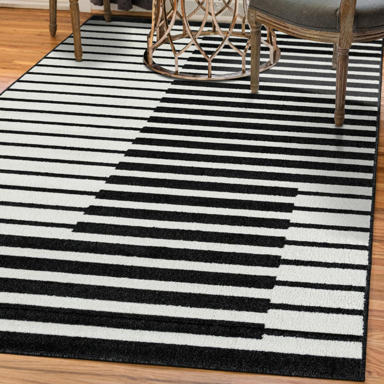 Latitude Run® Namsen Nikolis Rug Black & Reviews | Wayfair