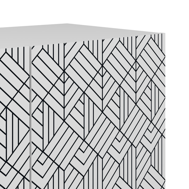 Wade Logan® Bostyn Art 2 Door Accent Cabinet & Reviews | Wayfair