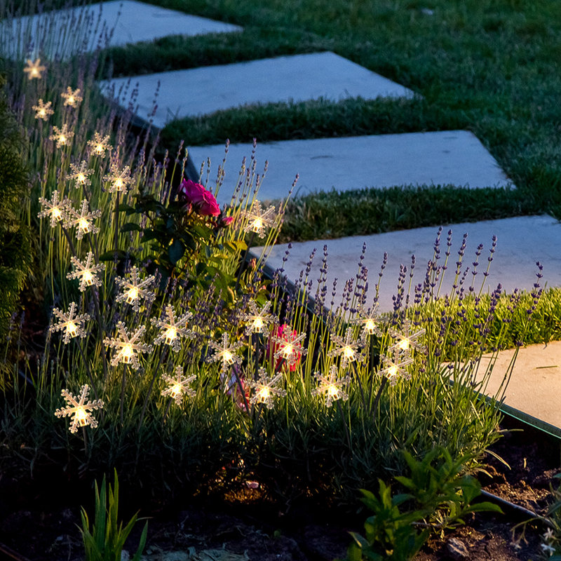 Winado Gold Solar Powered Integrated LED Metal Pathway Light & Reviews ...