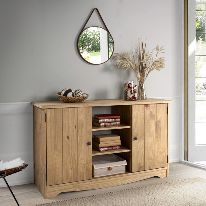 Gracie Oaks Daneleigh 51.97'' Solid Wood Sideboard & Reviews | Wayfair