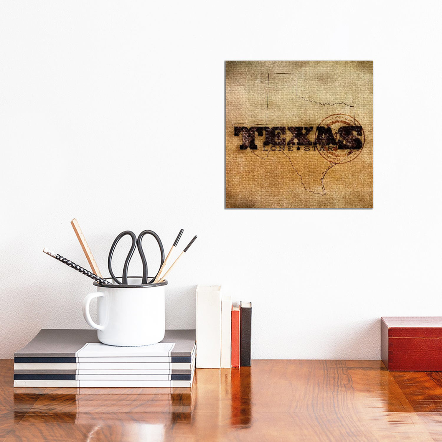 Borough Wharf Texas Lone Star by SD Graphics Studio - Wrapped Canvas ...