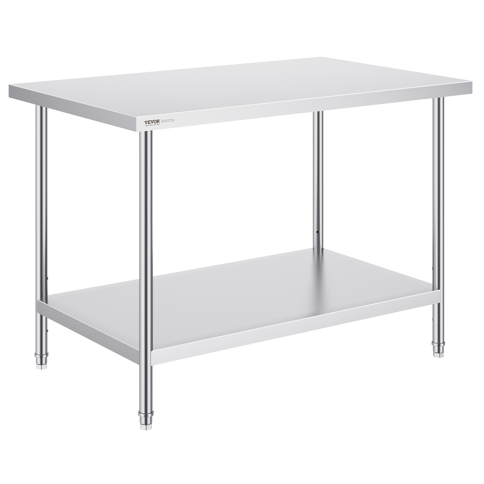 VEVOR Stainless Steel 34'' H Adjustable Portable Work Table | Wayfair