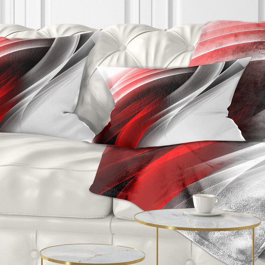 DesignArt Abstract Reversible Throw Pillow & Reviews - Wayfair Canada