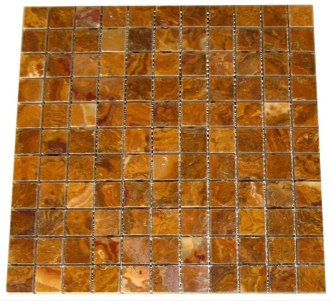 Tileville 1" x 1" Natural Stone Mosaic Tile | Wayfair