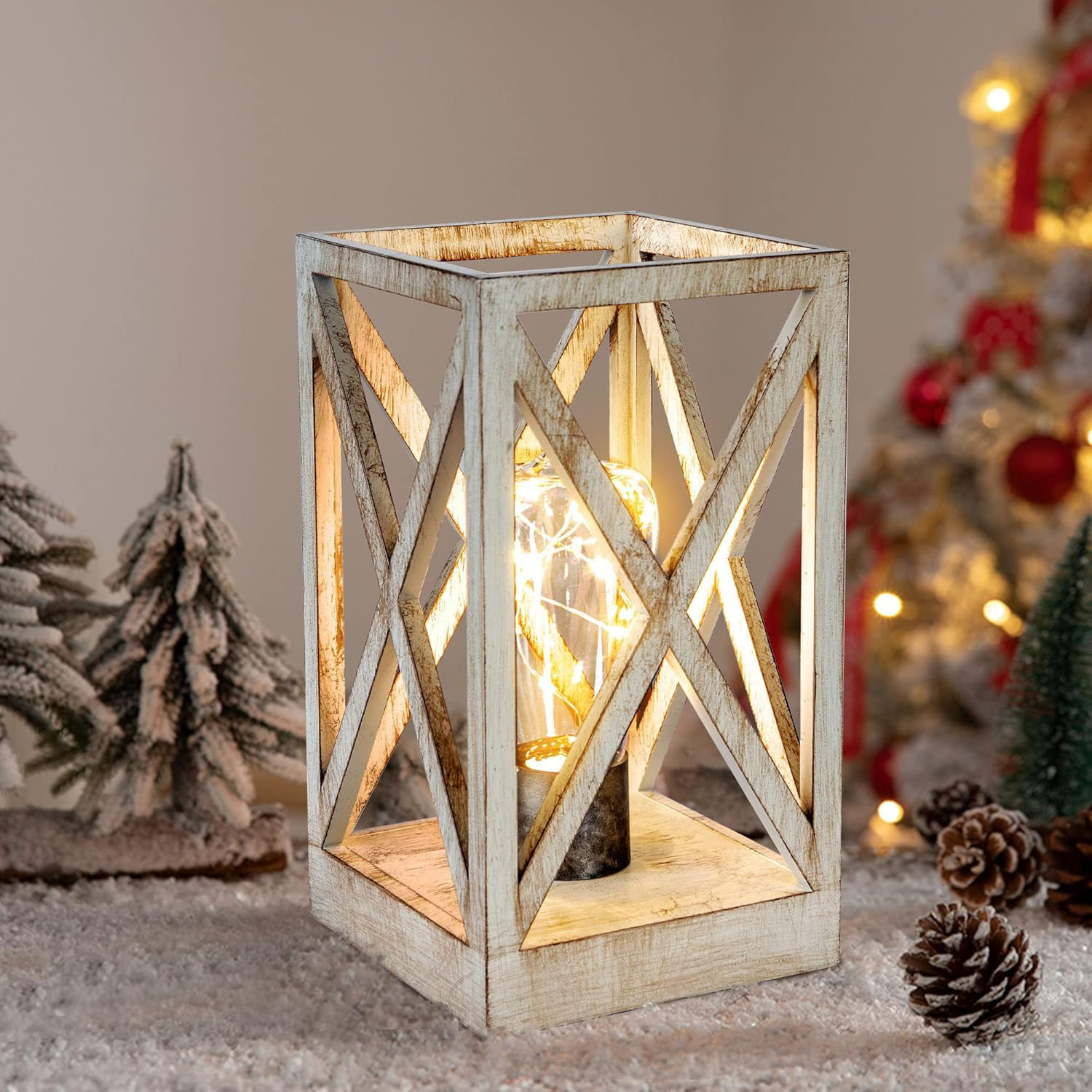 Gracie Oaks Retro Battery Powered Table Lamps Battery Operated Cordless ...