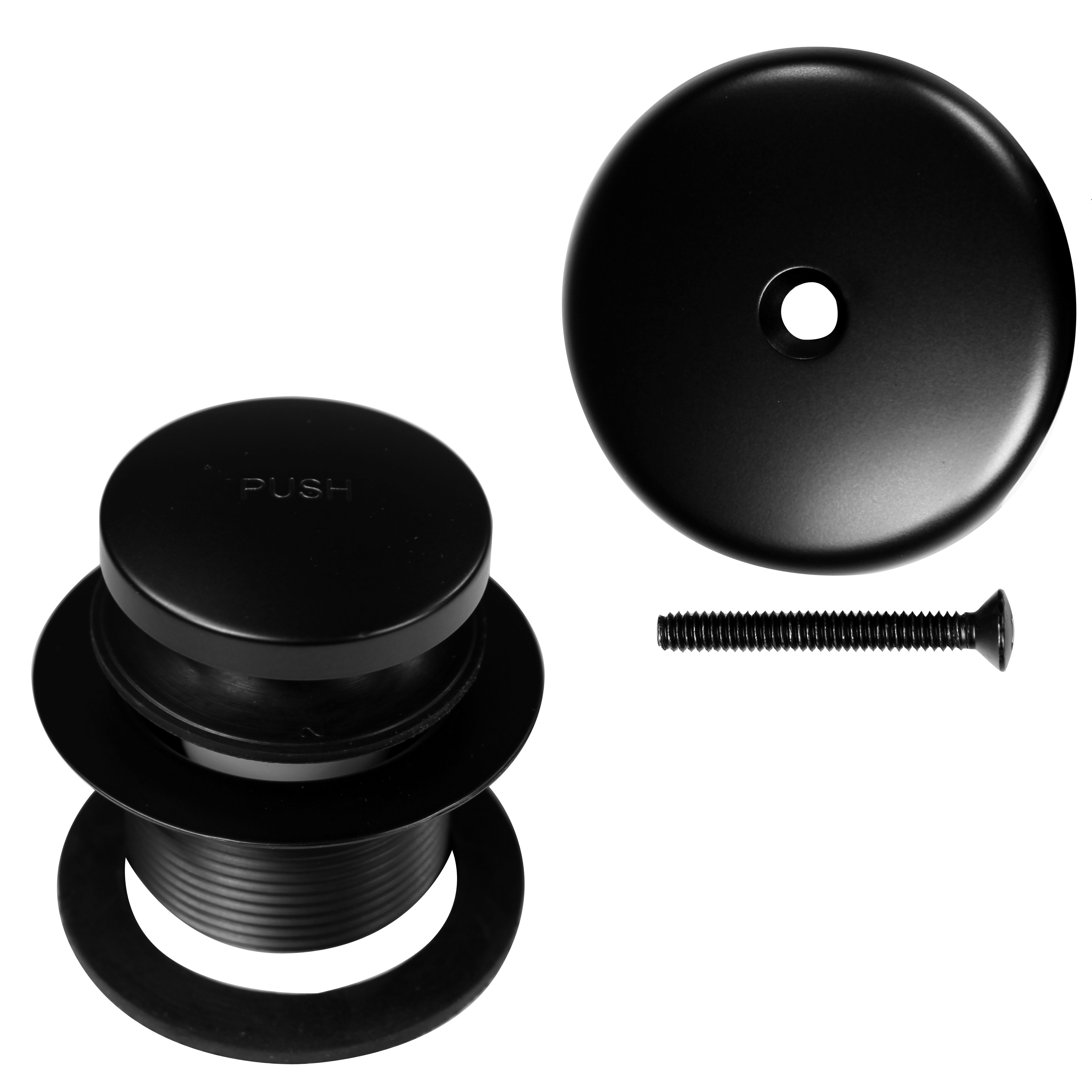 Westbrass 1-1/2" Coarse Thread Tip-Toe Bathtub Leg Drain with One-Hole ...