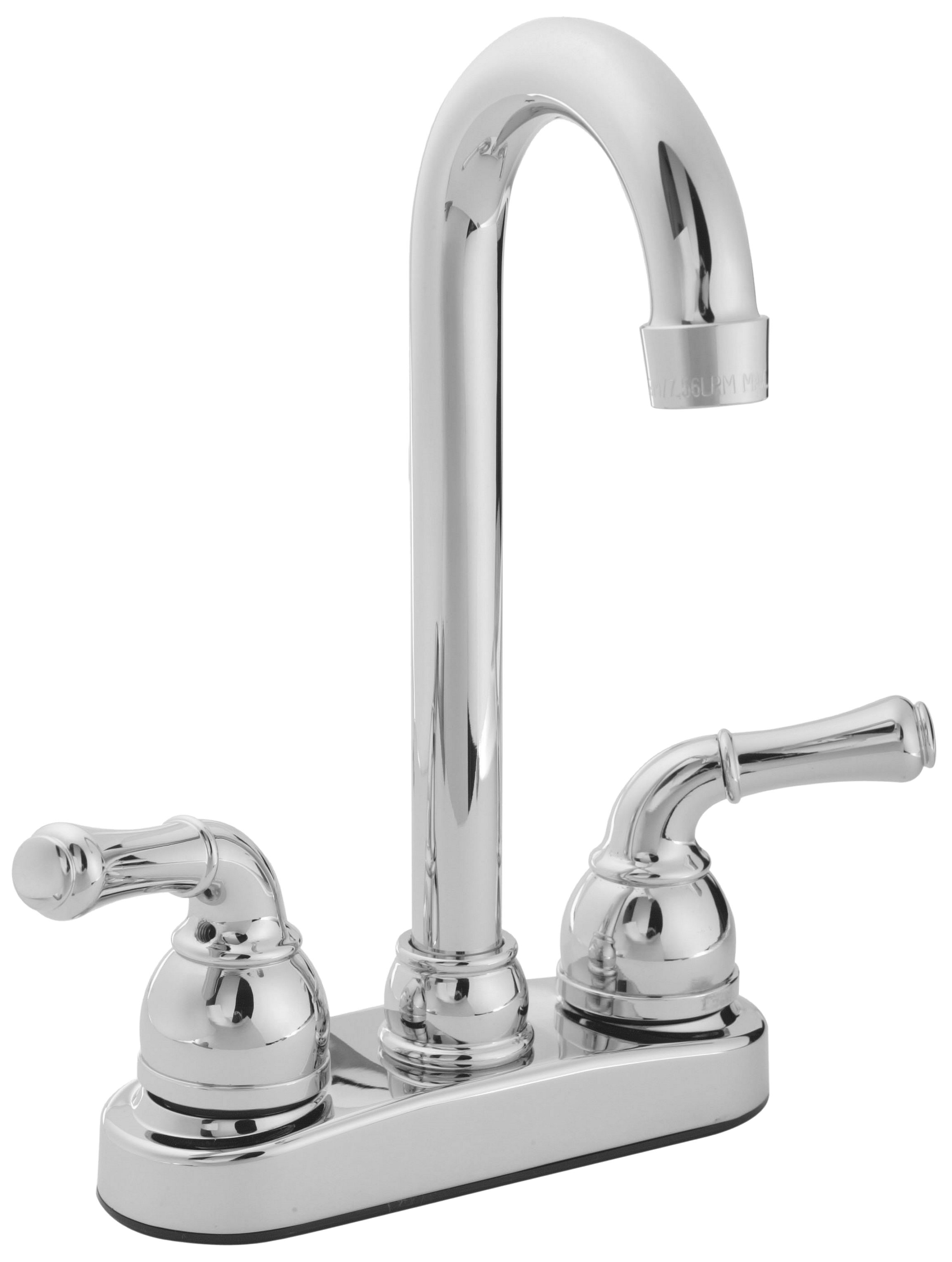 Banner Faucets Two Lever Handle High Arch Bar Faucet | Wayfair