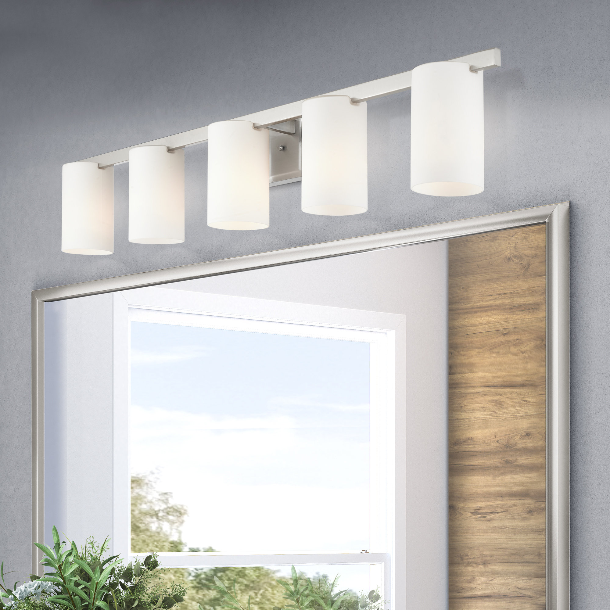 Wade Logan Aviyah 5 - Light Vanity Light & Reviews - Wayfair Canada