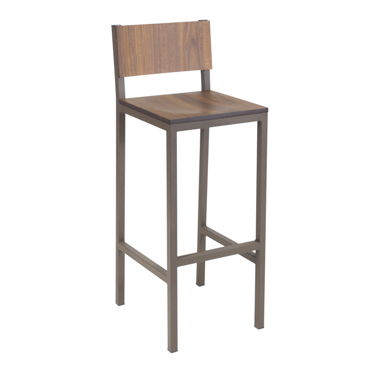 Dakota Fields Dakin Steel Outdoor Stool | Wayfair.co.uk