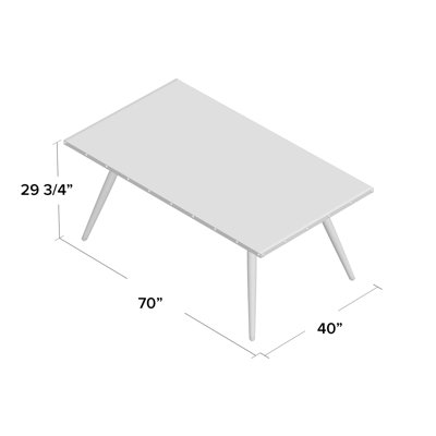 Everly Quinn Sunray Dining Table | Wayfair