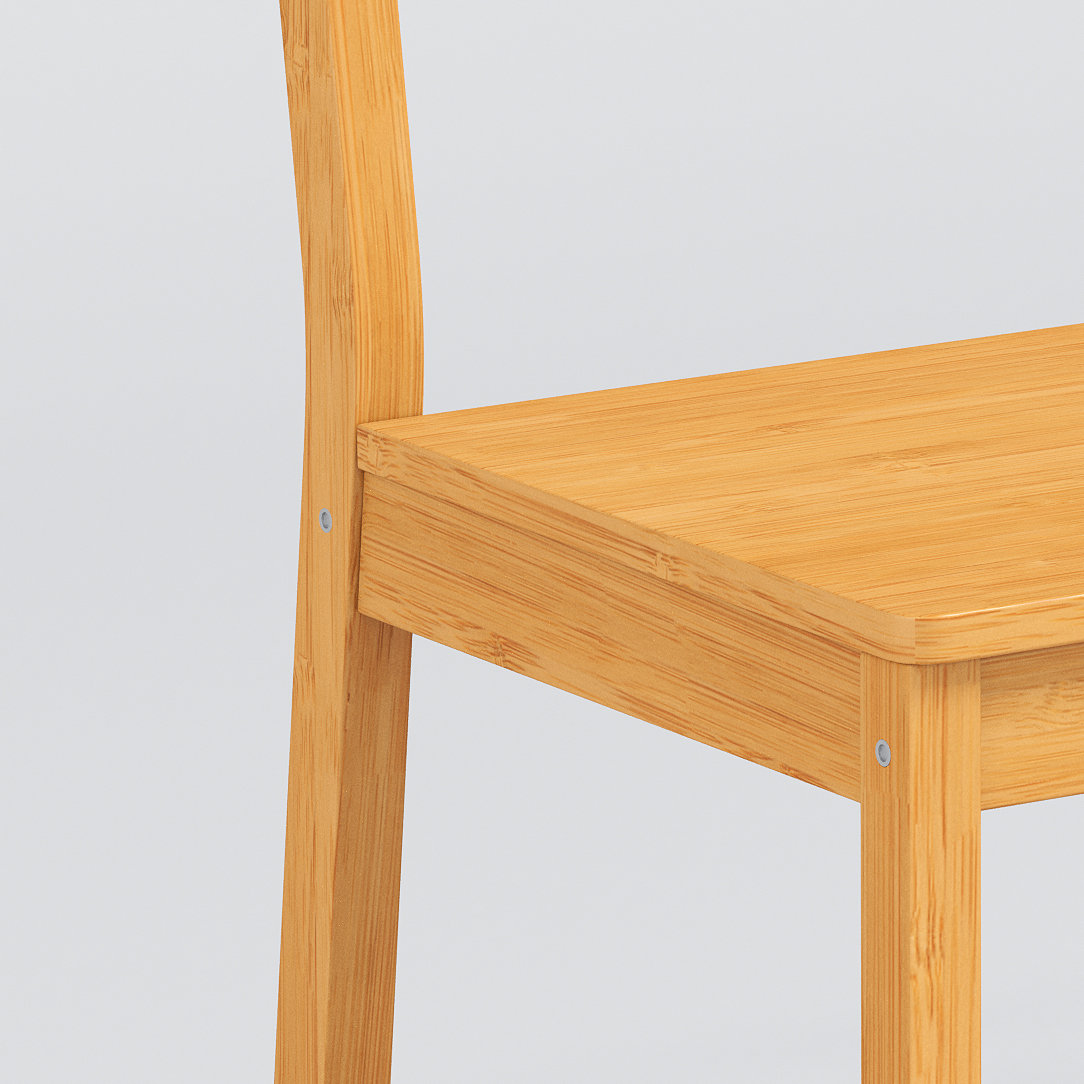 Lark Manor™ Lark Manor Solid Wood Side Chair - Set of 2 Modern Straight ...