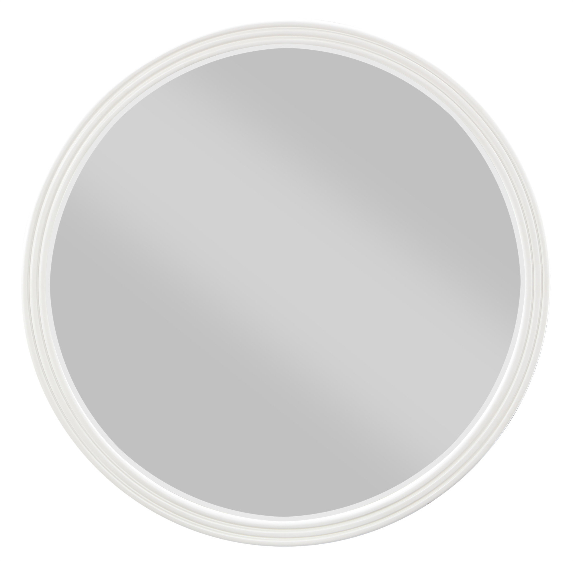 Latitude Run® Carena Gray Round Mirror | Wayfair