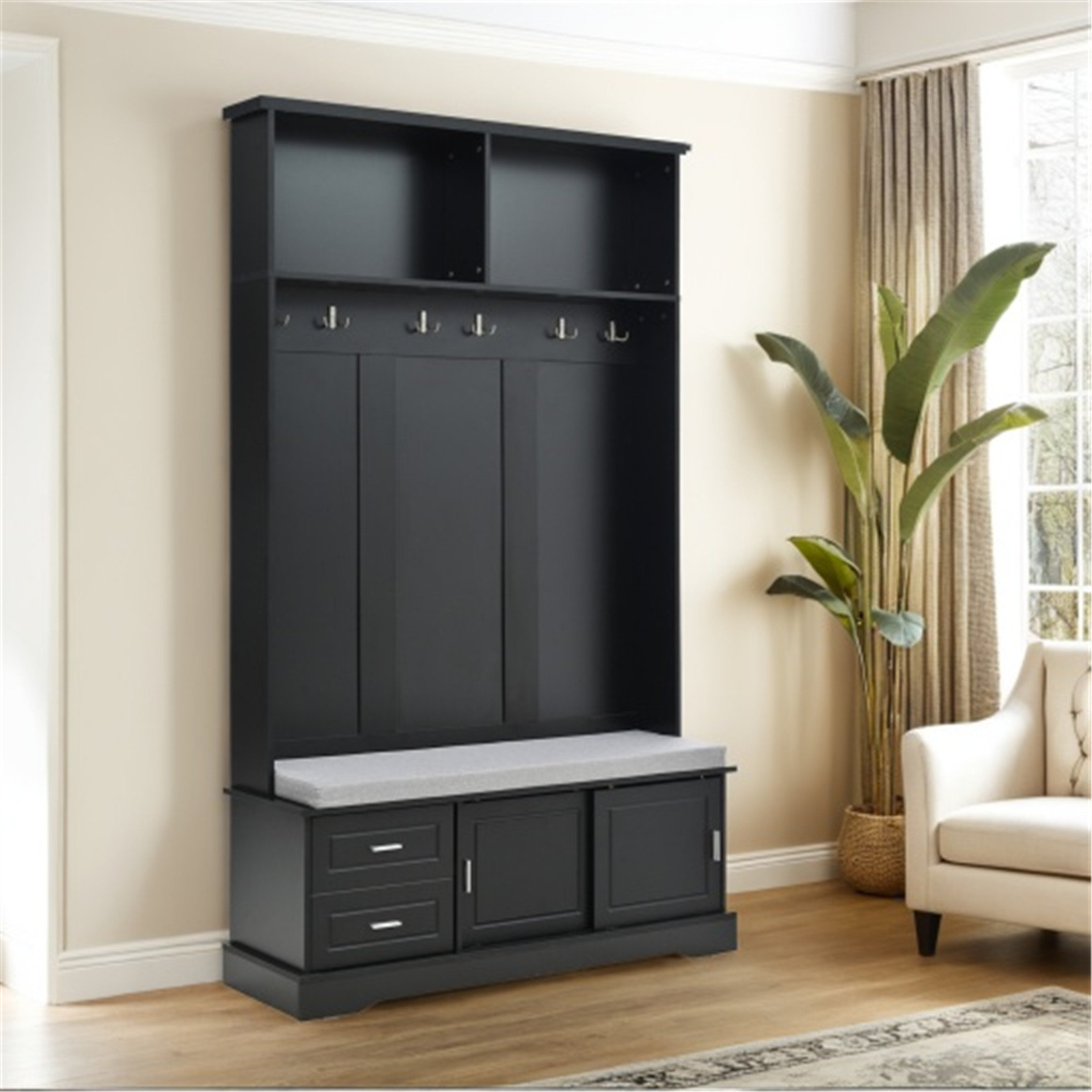 Lark Manor™ Versatile Hall Tree with Multiple Functions and Stylish ...