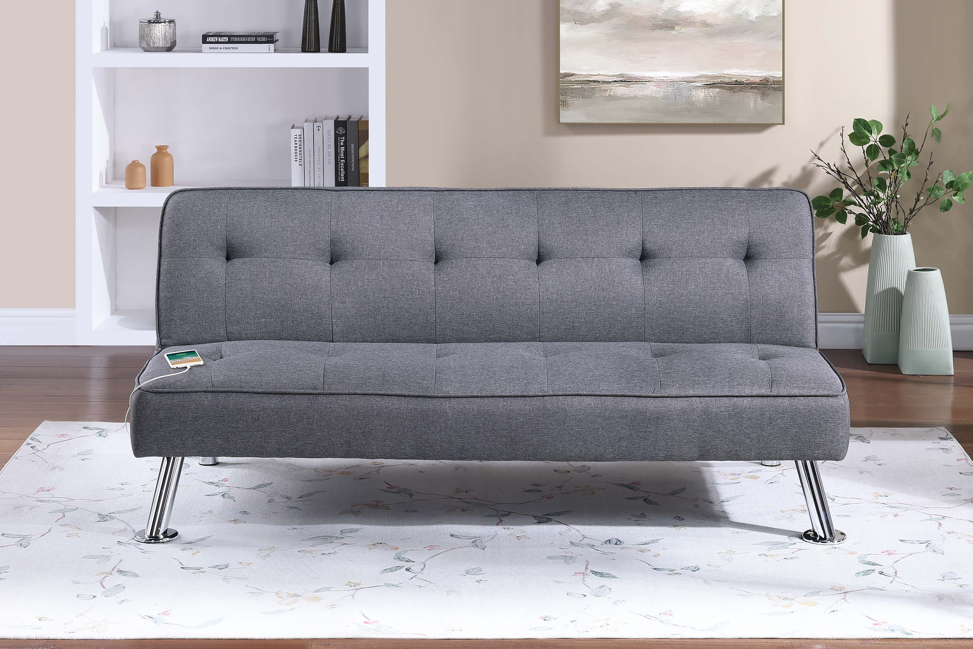 Ebern Designs Alresford Adjustable Sofa W/ USB Ports | Wayfair