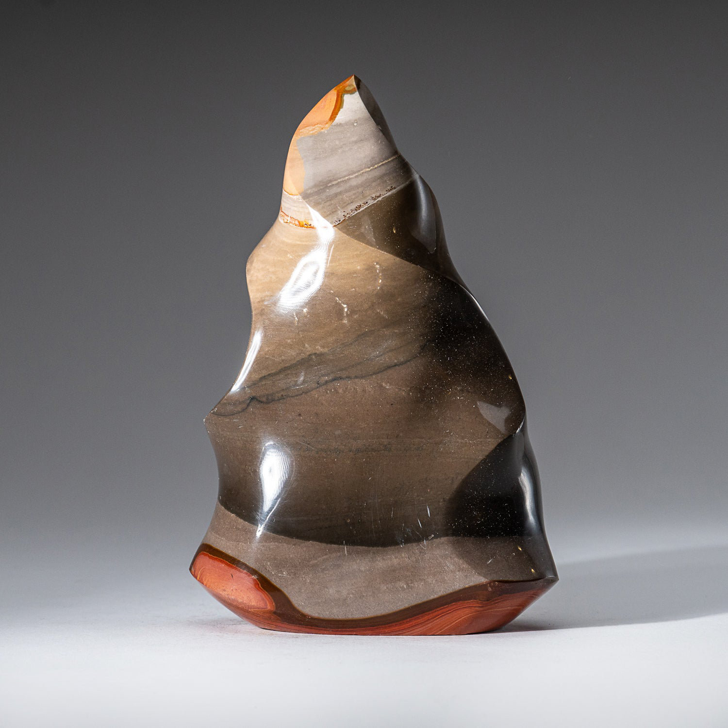 Astro Gallery of Gems Genuine Polished Polychrome Jasper Flame Freeform ...