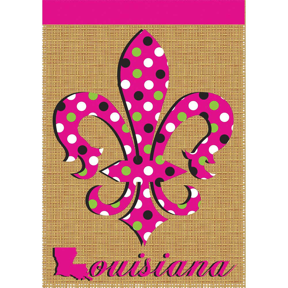 Trinx Carneshia Louisiana 2-sided Polyester 3'5 x 2'5 ft. Garden Flag ...