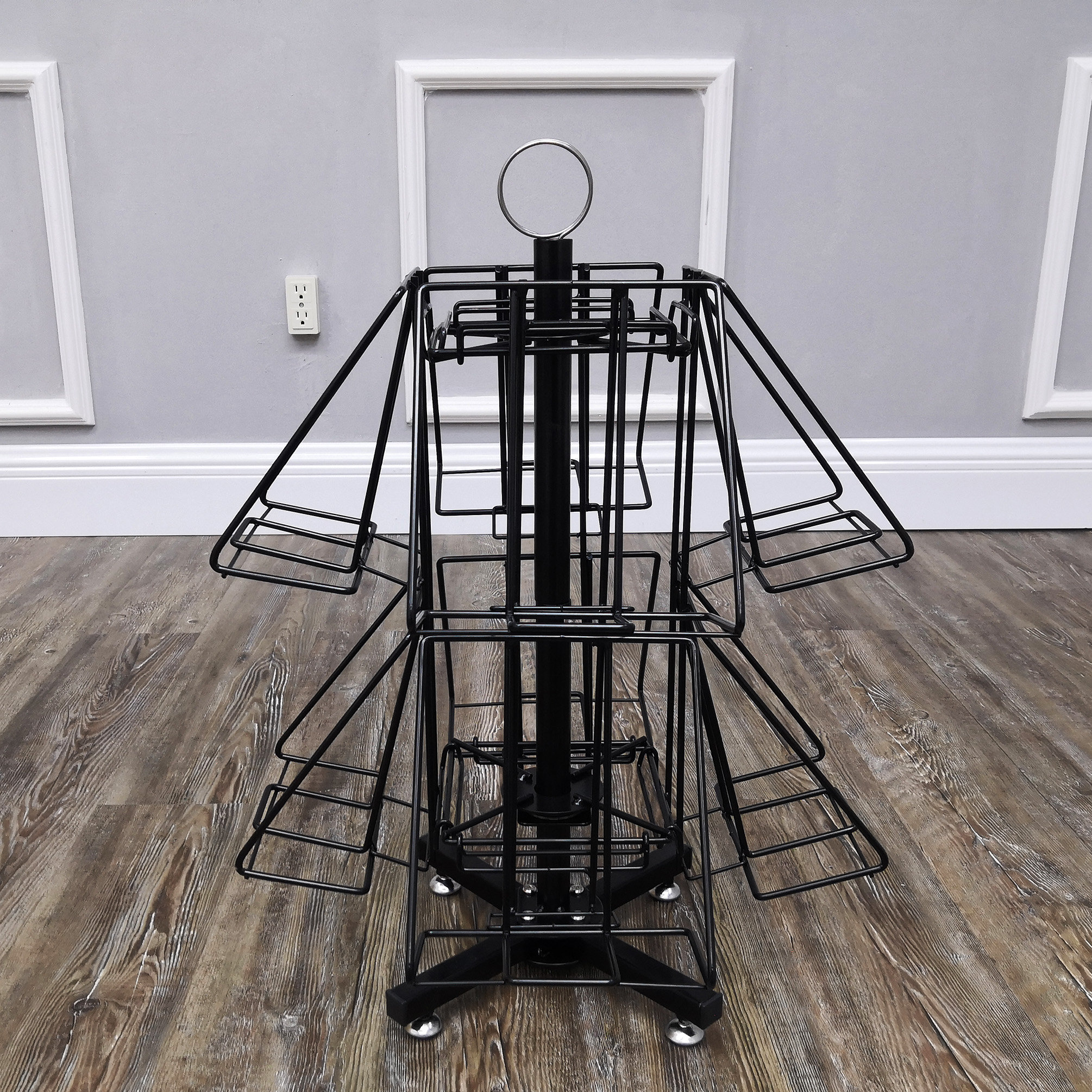 FixtureDisplays DVD Book CD Spinner Rack Post Card Greeting Card ...