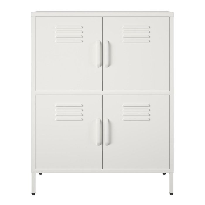 Hashtag Home Gioia Steel Accent Cabinet & Reviews | Wayfair