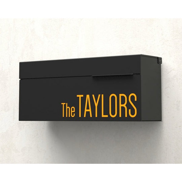 V Sons Design John Aluminum Wall Mounted Mailbox | Wayfair