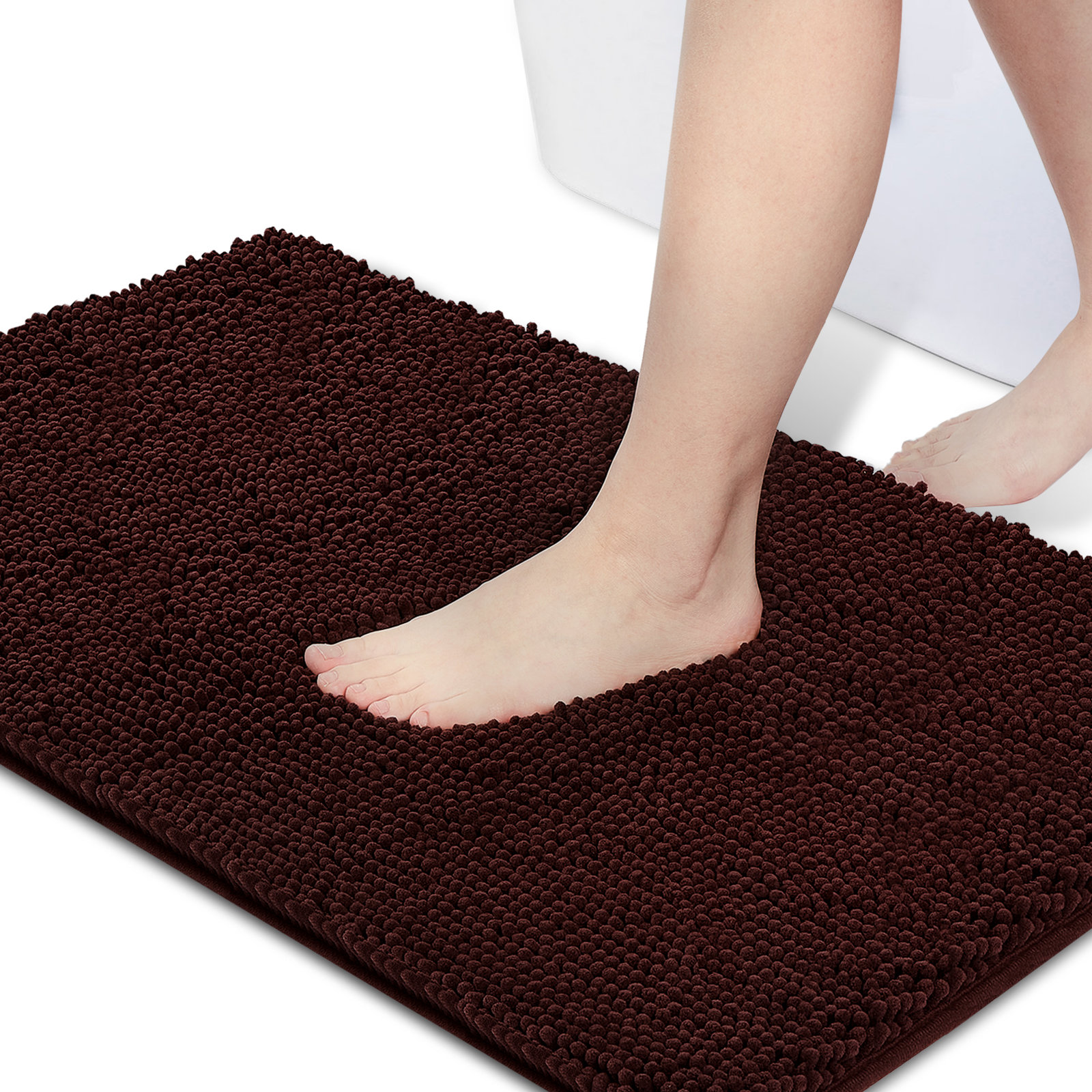 Eider & Ivory™ Cecillia Microfiber Bath Mat | Wayfair