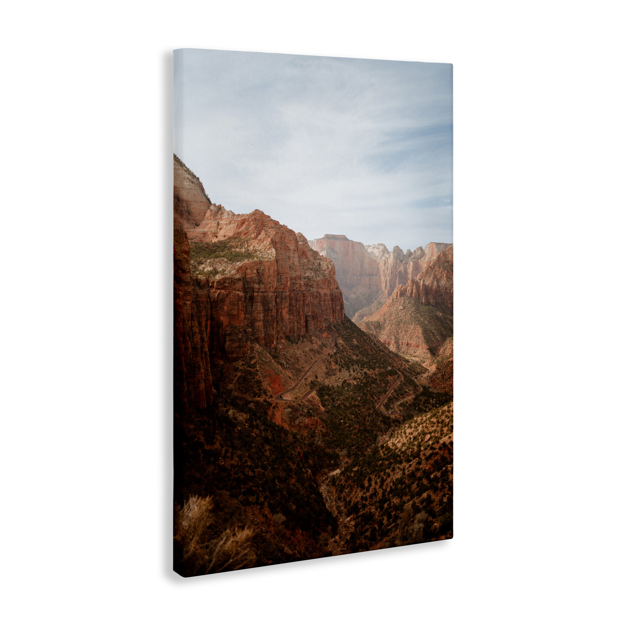 Canora Grey Breathtaking Zion Canyon View Canvas, design by Jade Sharp ...