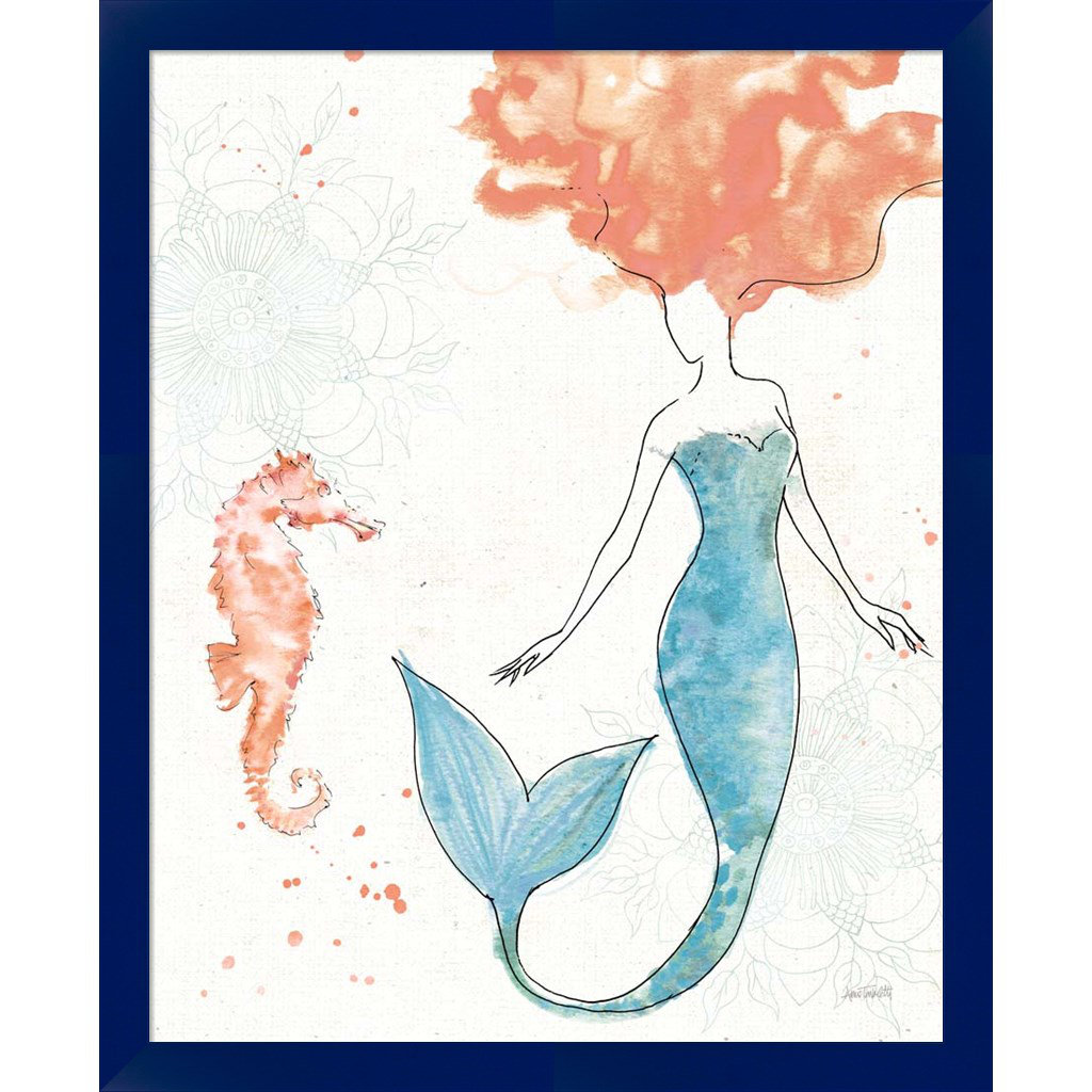 Trinx Sea Sirens II No Words By Anne Tavoletti, Framed Wall Art ...