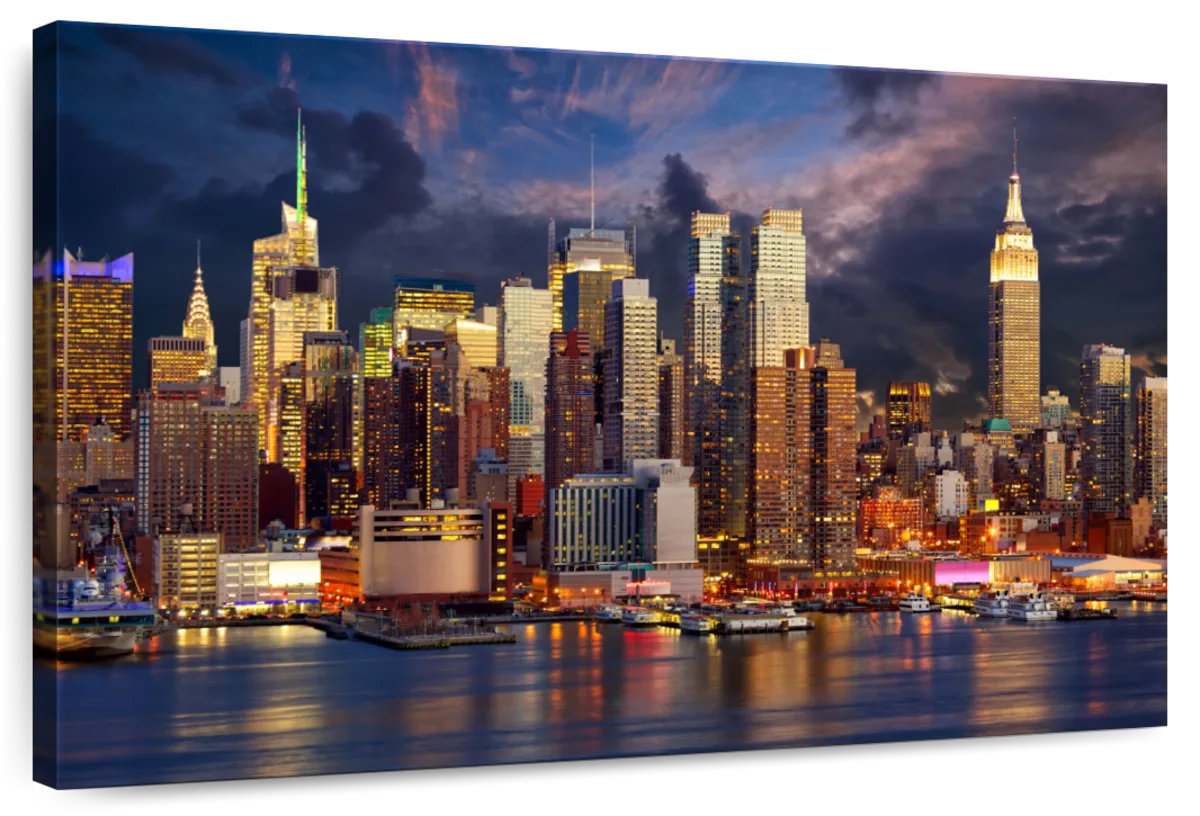 Ebern Designs Ravi Midtown Manhattan Skyline | Wayfair